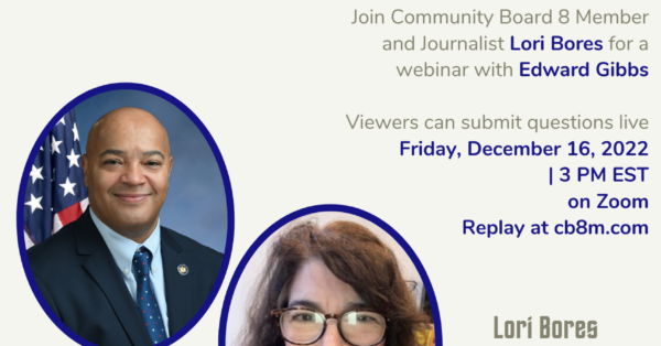 CB8 Zooms Featuring Edward Gibbs - Manhattan Community Board 8